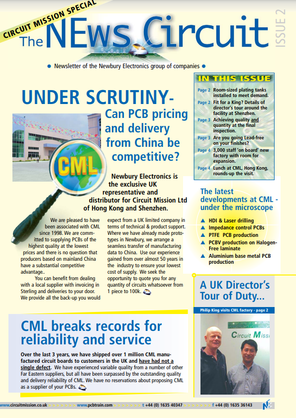 Newsletters | Newbury Electronics